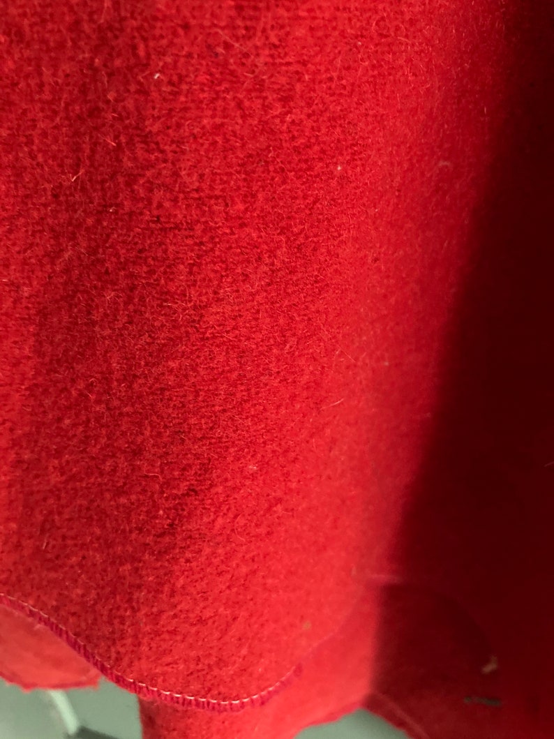 Child’s Vintage 1930s Embroidered Red Felt Cape Theatrical Costume Size ...