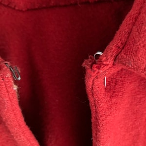 Child’s Vintage 1930s Embroidered Red Felt Cape Theatrical Costume Size ...