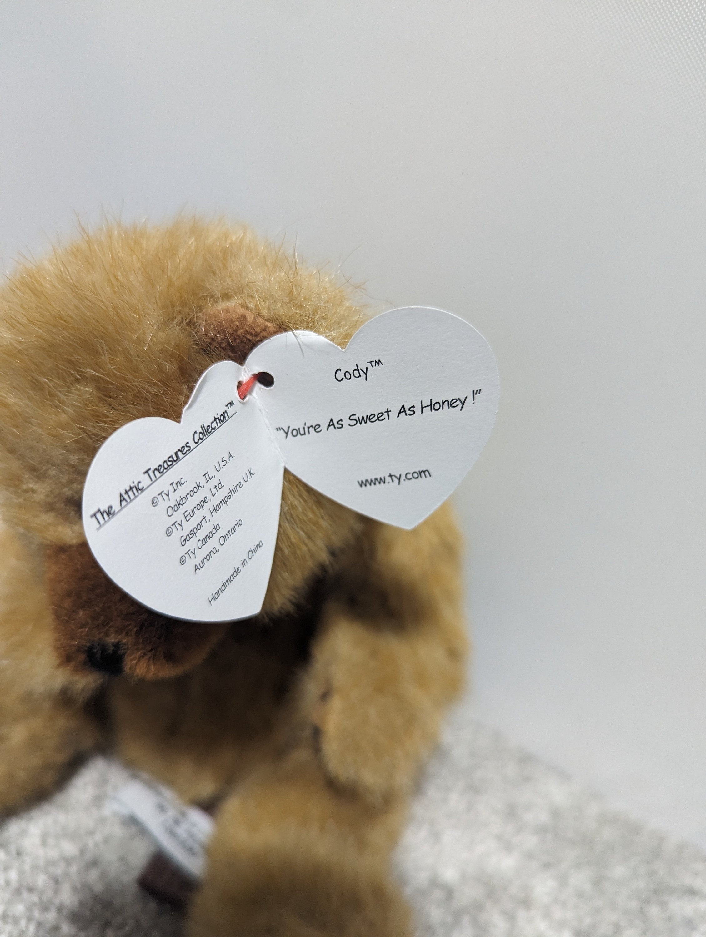 Rare TY Attic Treasure Collection - Cody Bear - Etsy