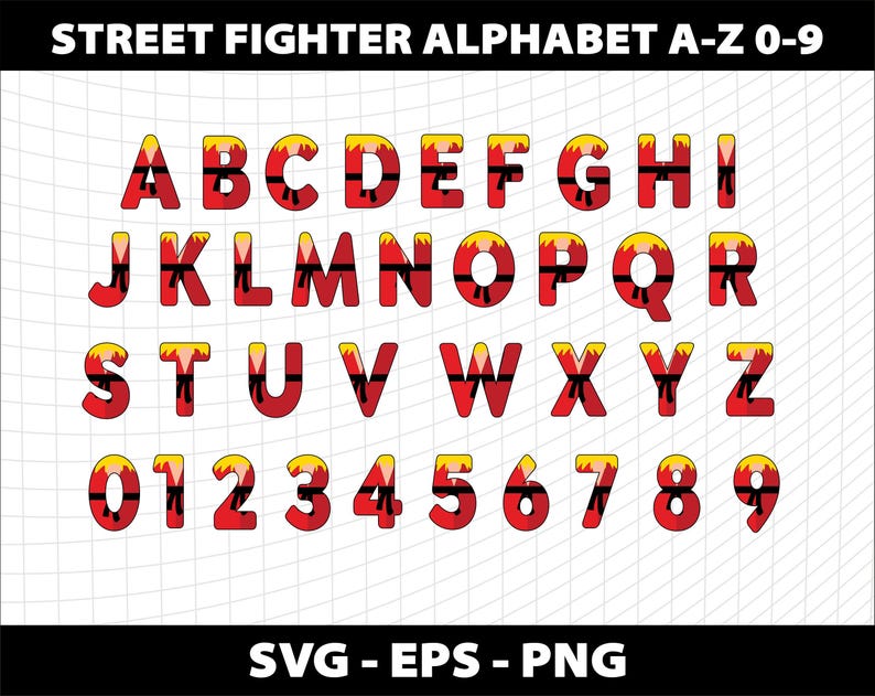 Doodle Game Alphabet Letters Arcade Gamer Clipart Font Svg Png Template ...