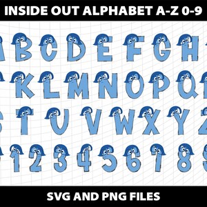 Doodle Alphabet Insideout 2 Letters Cliparts Font Svg Png Birthday ...