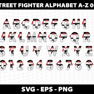 Doodle Game Alphabet Letters Arcade Gamer Clipart Font Svg Png Template ...