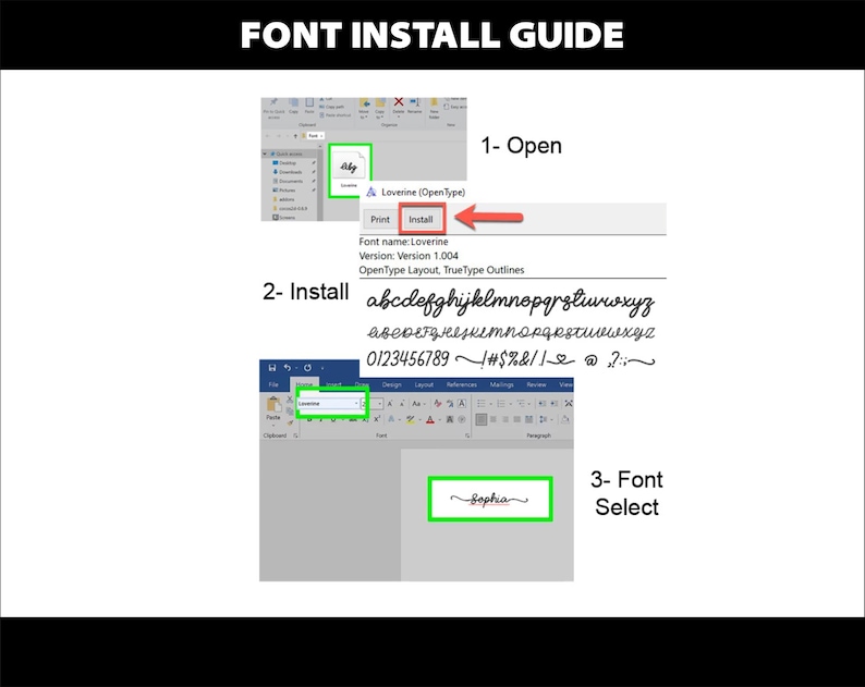 Cartoon Font Bundle SVG TTF Cricut Cutting Canva Invitation Princess Stitch Moana Monsters ...
