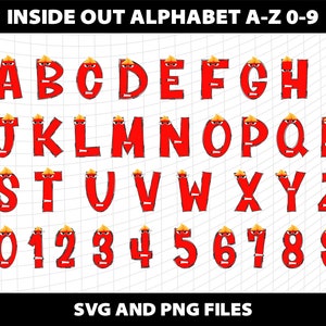 Doodle Alphabet Insideout 2 Letters Cliparts Font Svg Png Birthday ...