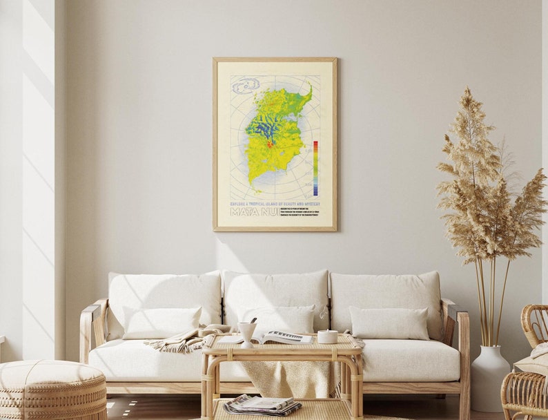 BIONICLE Mata Nui Heat Map Vacation Poster - Etsy