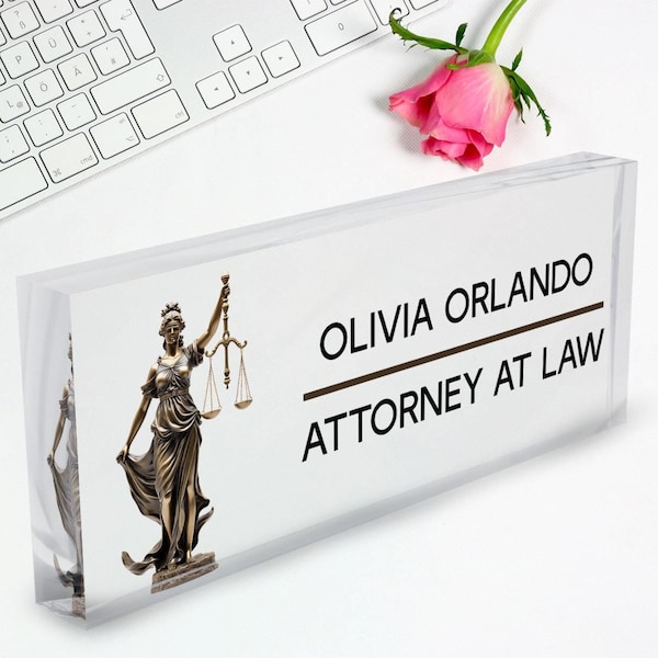 Judge Name Plate - Etsy