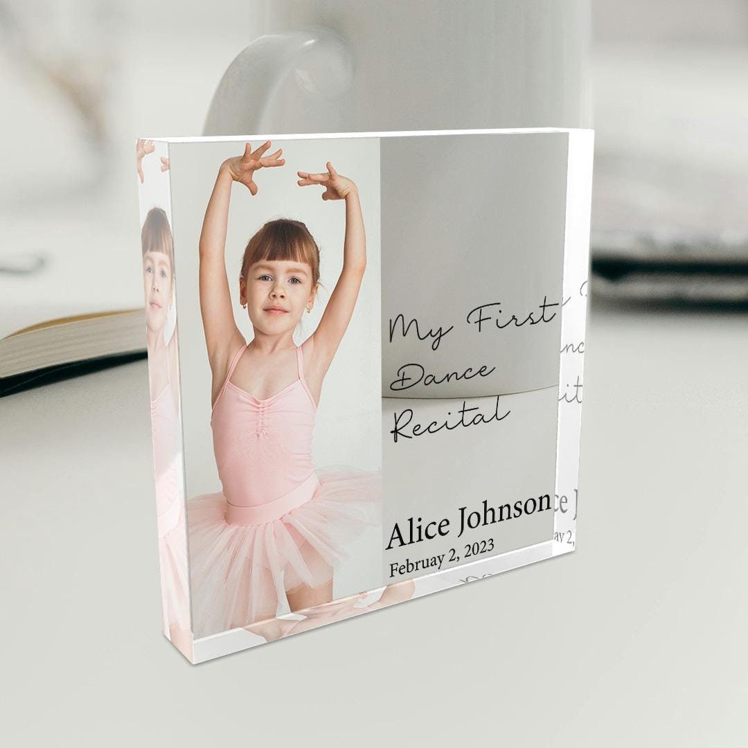 First Dance Recital Gifts for Photo Block, 1st Dance Recital Picture ...