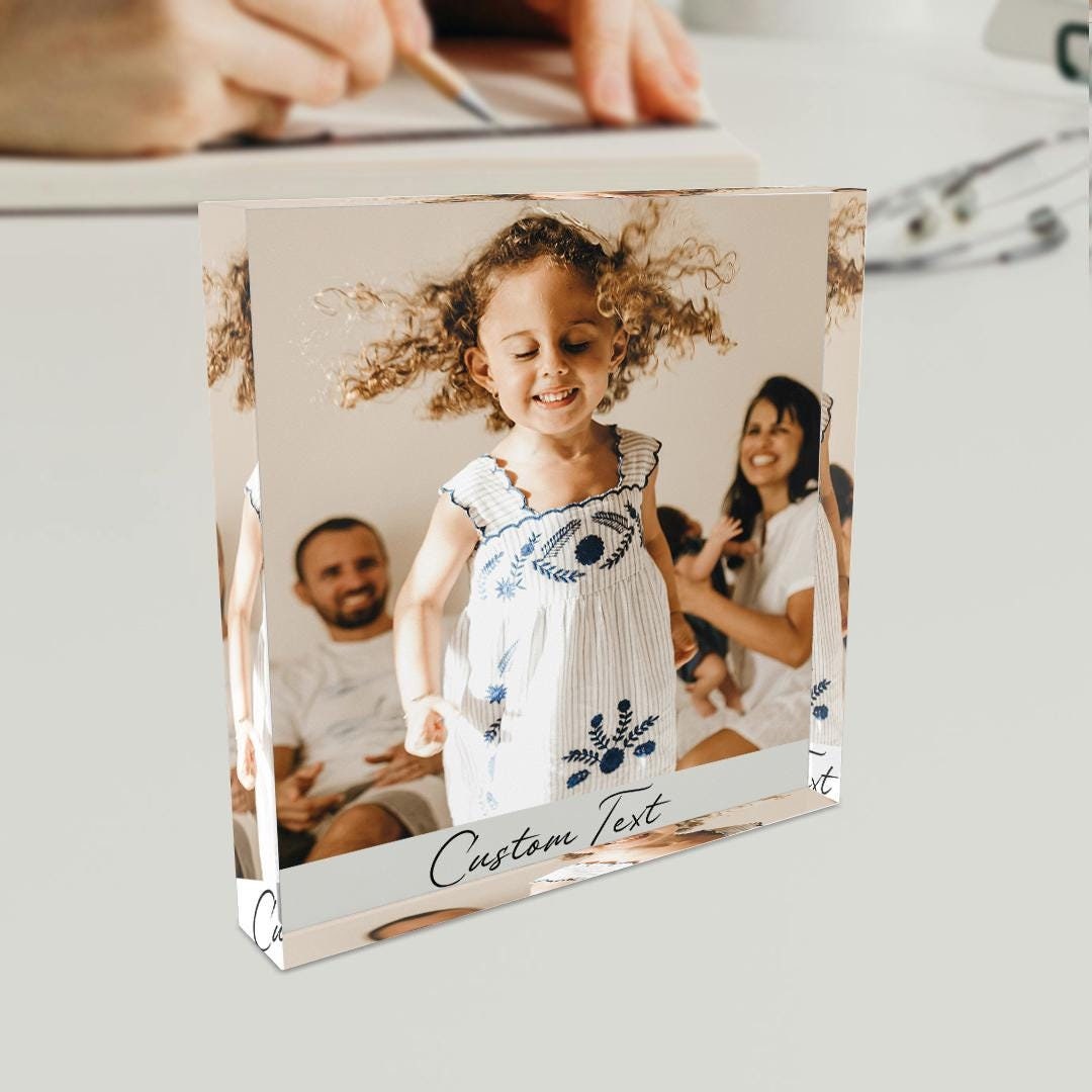 Custom Photo Block: Personalized Acrylic Family Print Gift - Etsy