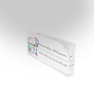 Laboratory Scientist Desk Name Plate, Laboratory Scientist Acrylic ...
