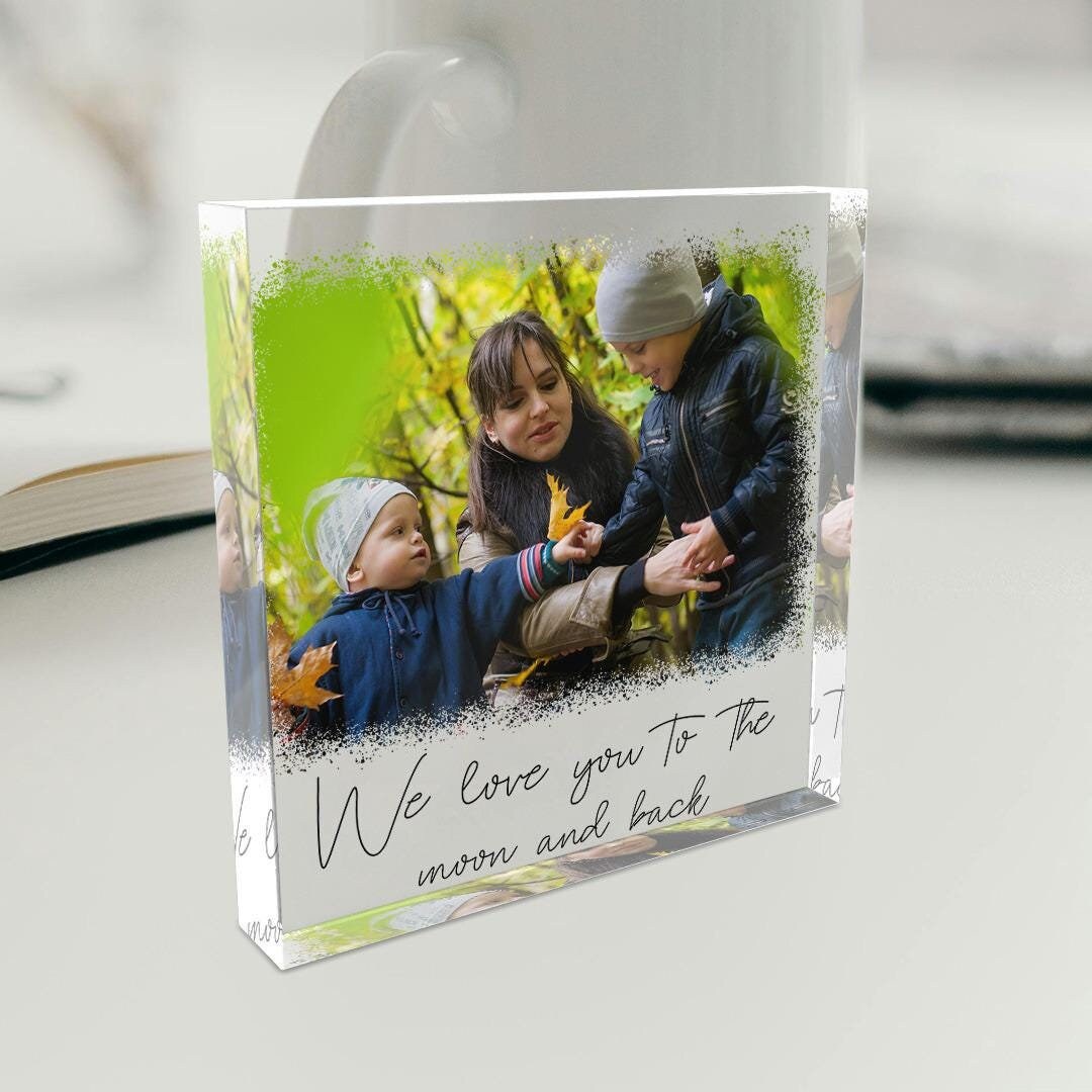 Custom Photo Block, Freestanding Photo Gift, Custom Photo Block, Family ...