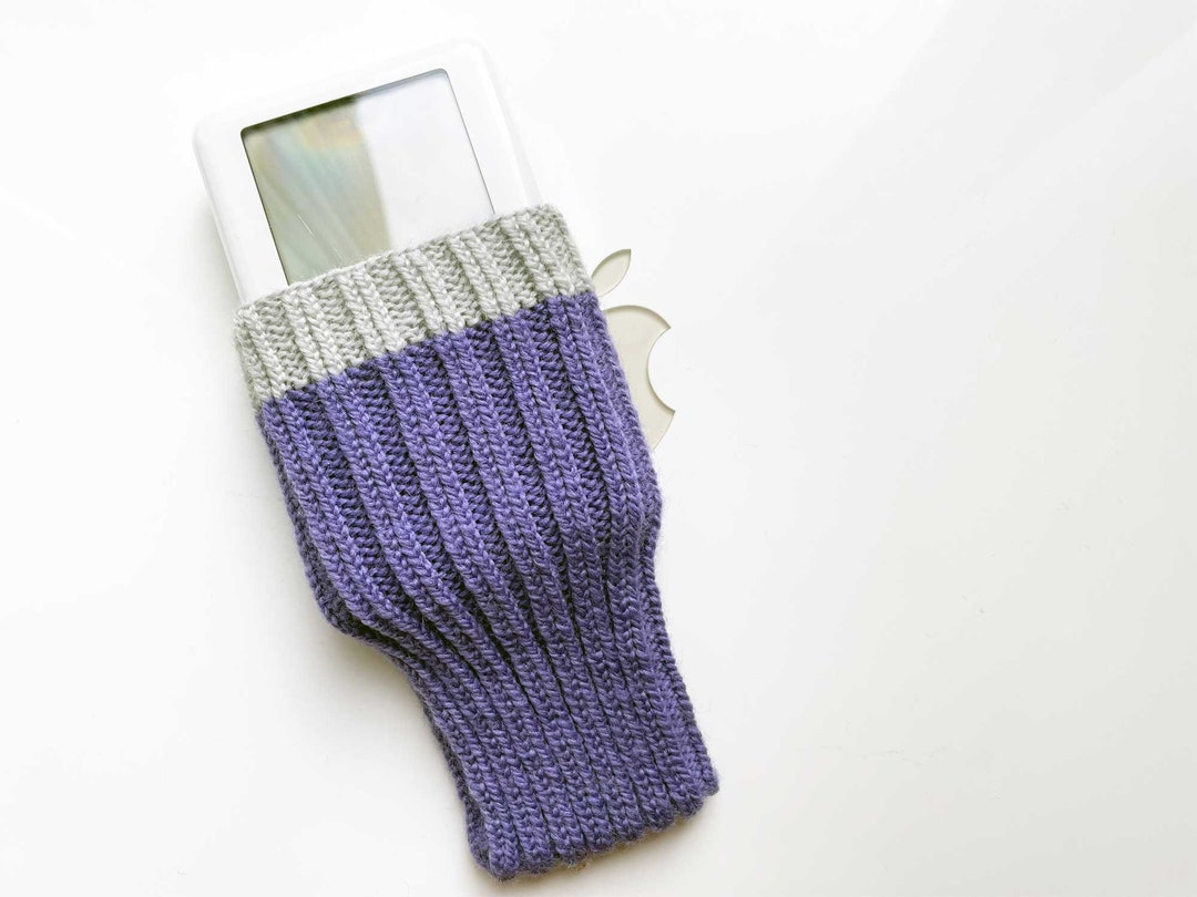 Hand Knit Apple Ipod Classic Cozy | Apple Ipod Sock | Apple Ipod ...