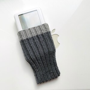 Hand Knit Apple Ipod Classic Cozy | Apple Ipod Sock | Apple Ipod ...