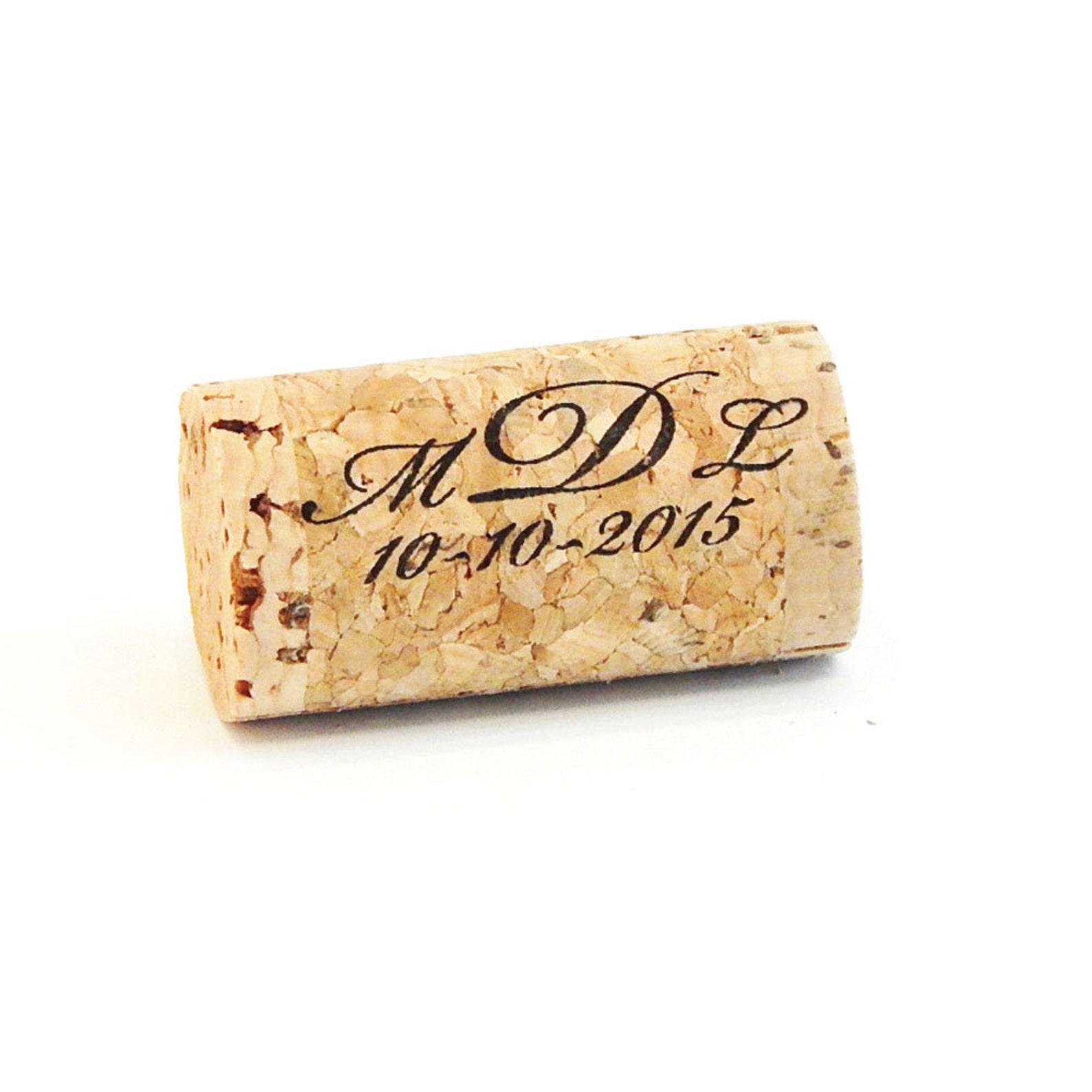Monogram Personalized Whole Wine Corks INCLUDES Magnet or - Etsy