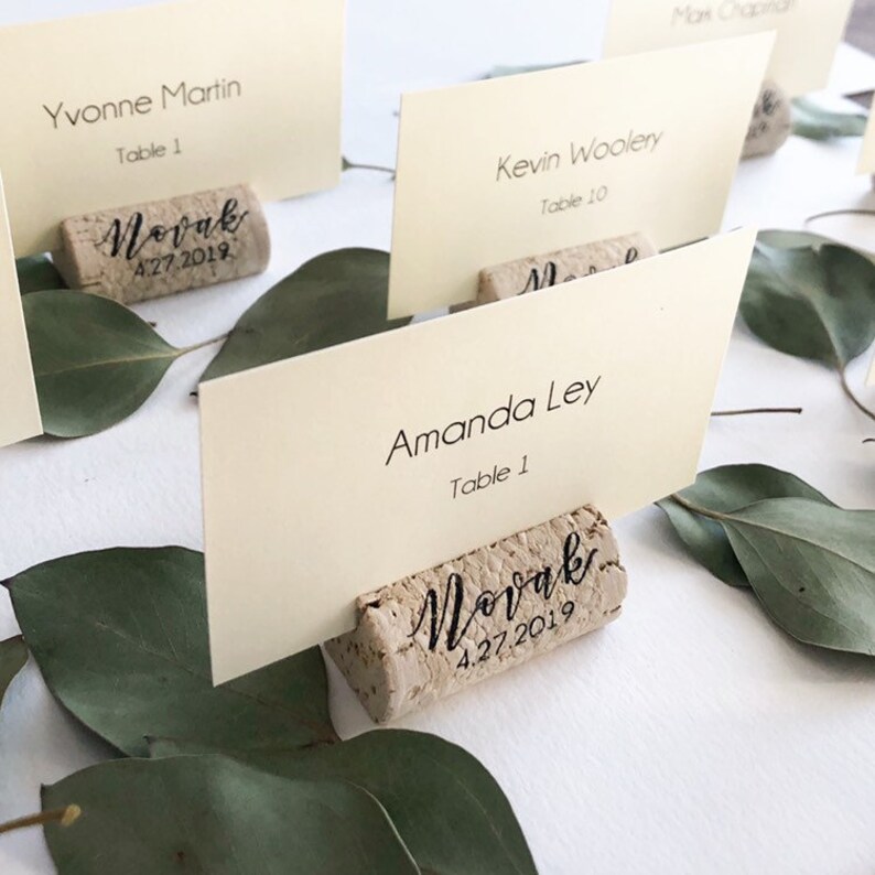 Ivory Wedding Place Cards: Personalized Table Seating Cards - Etsy