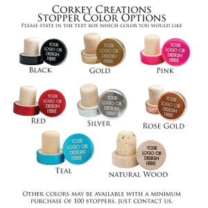 Personalized Wine Bottle Stoppers With Leatherette Card • Custom ...