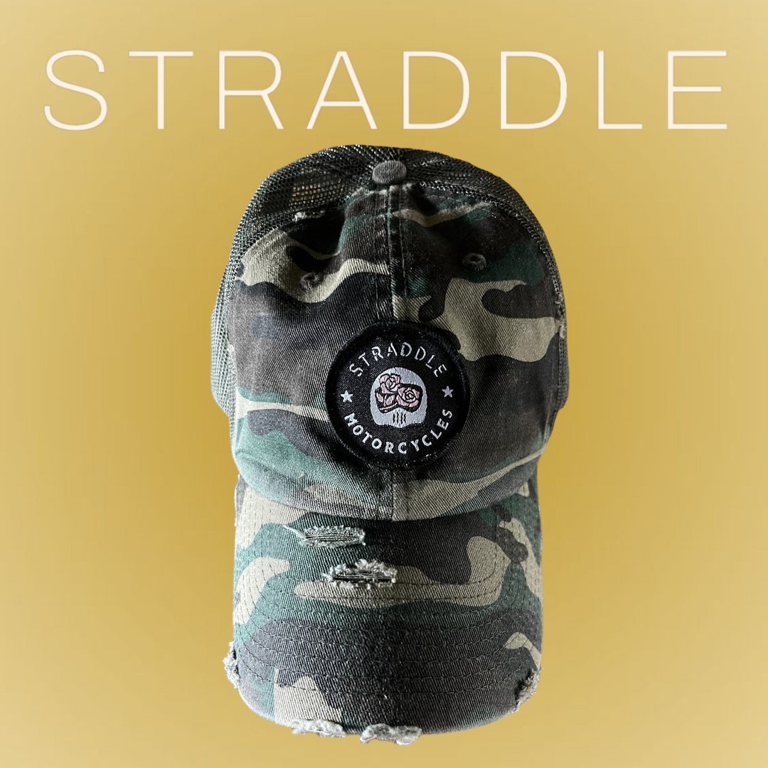 Womens Motorcycle Baseball Cap Vintage Trucker Hat Ladies Biker Gift ...