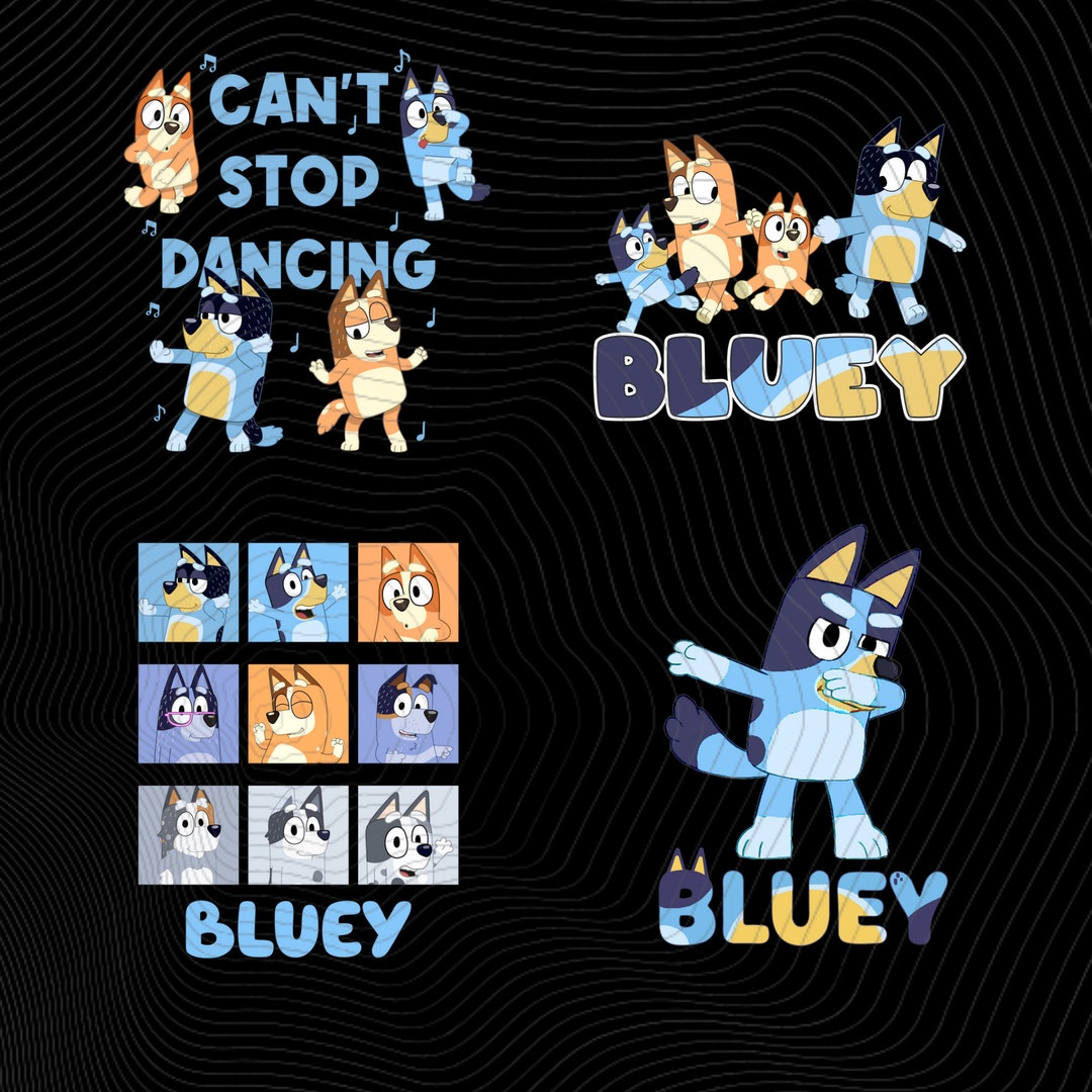 Blue Svg, Blueey Vector, Cartoon Characters Png, Blue Alphabeth, File ...