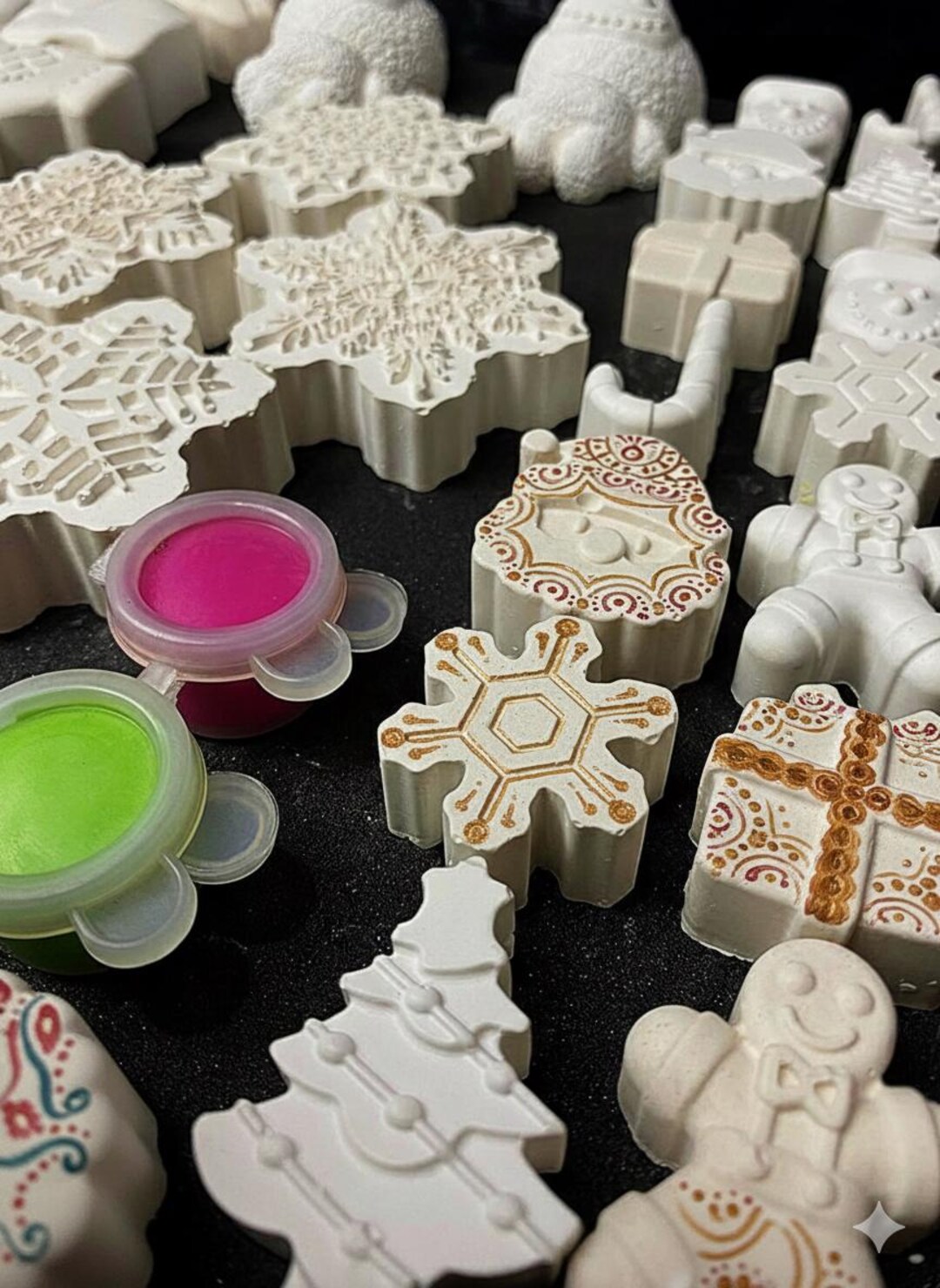 3D Plaster Painting Kit - DIY Fridge Magnets Craft Set - Etsy