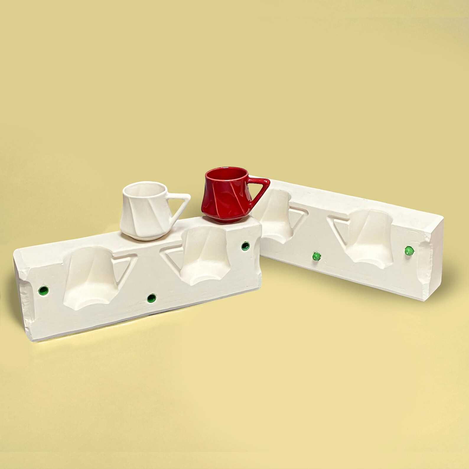 Handmade Payidar Cup Plaster Mold: Turkish Ceramic Art - Etsy
