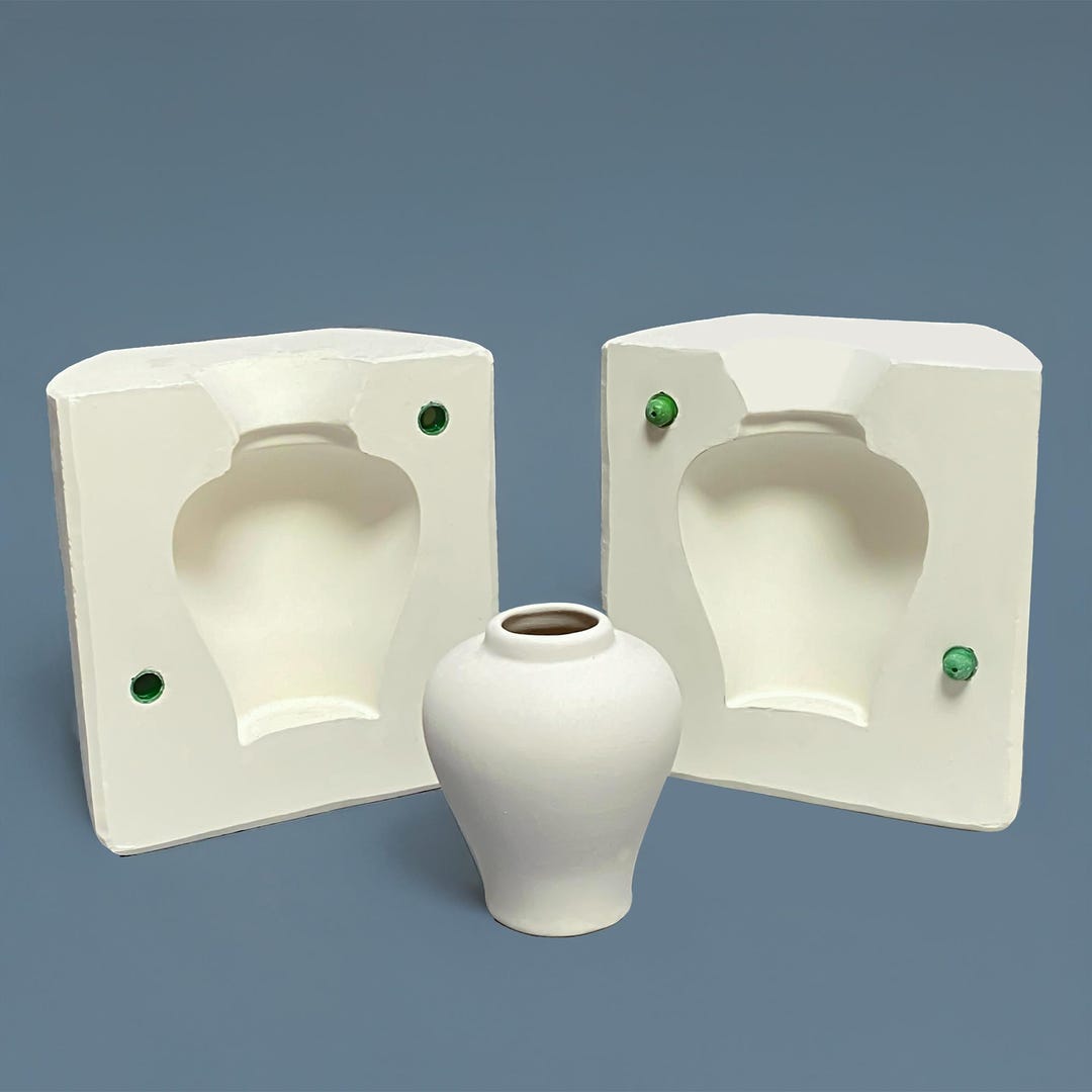 Decorative Cube Plaster Mold – Artistic Ceramic Mold – Handmade Pottery ...