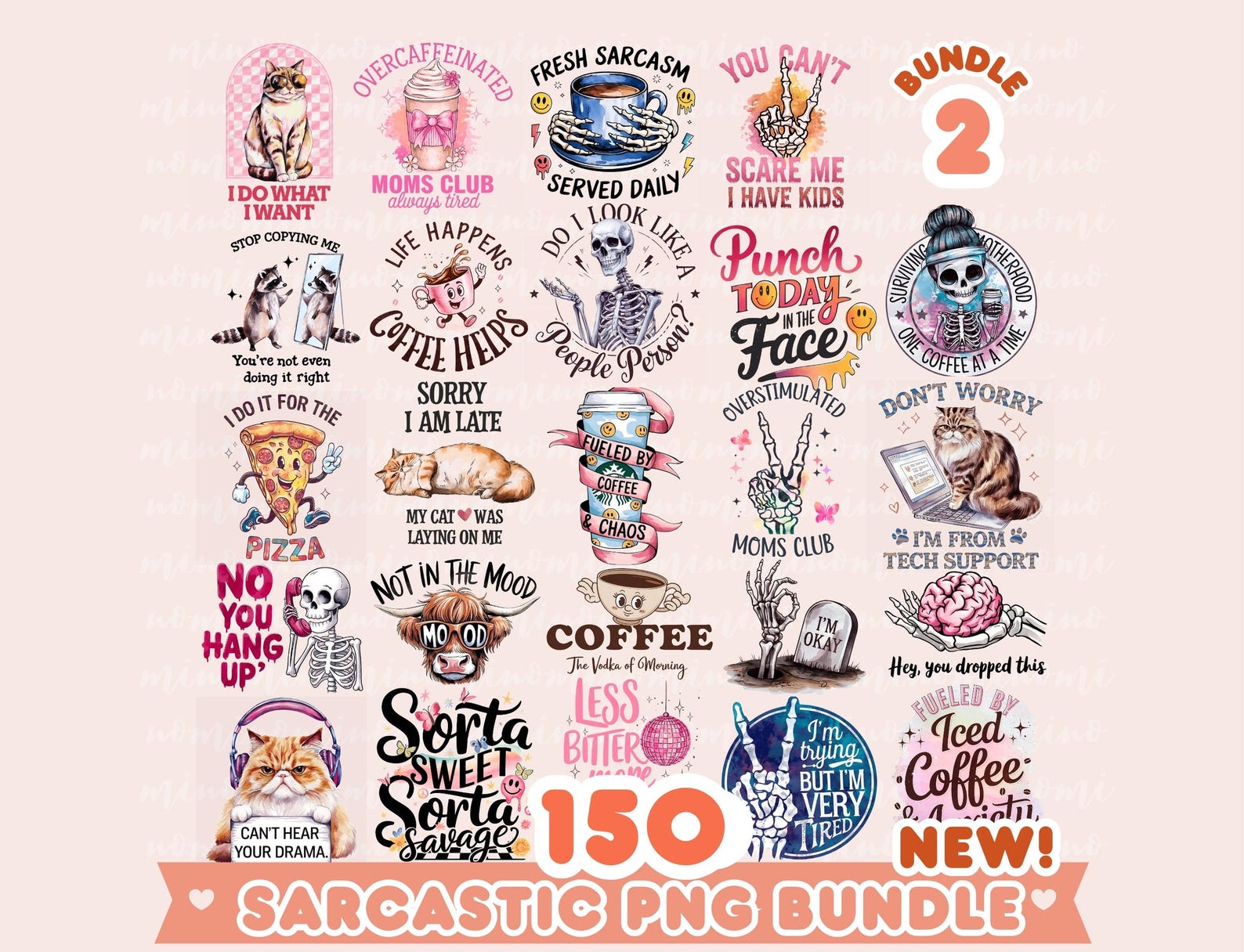 Sarcastic Quotes PNG Bundle, Adult Humor Clipart (digital Download) - Etsy