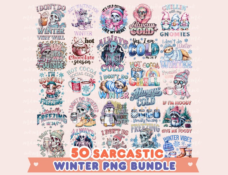 Sarcastic Png, Funny Png, Sarcastic Winter, Sublimation Designs ...