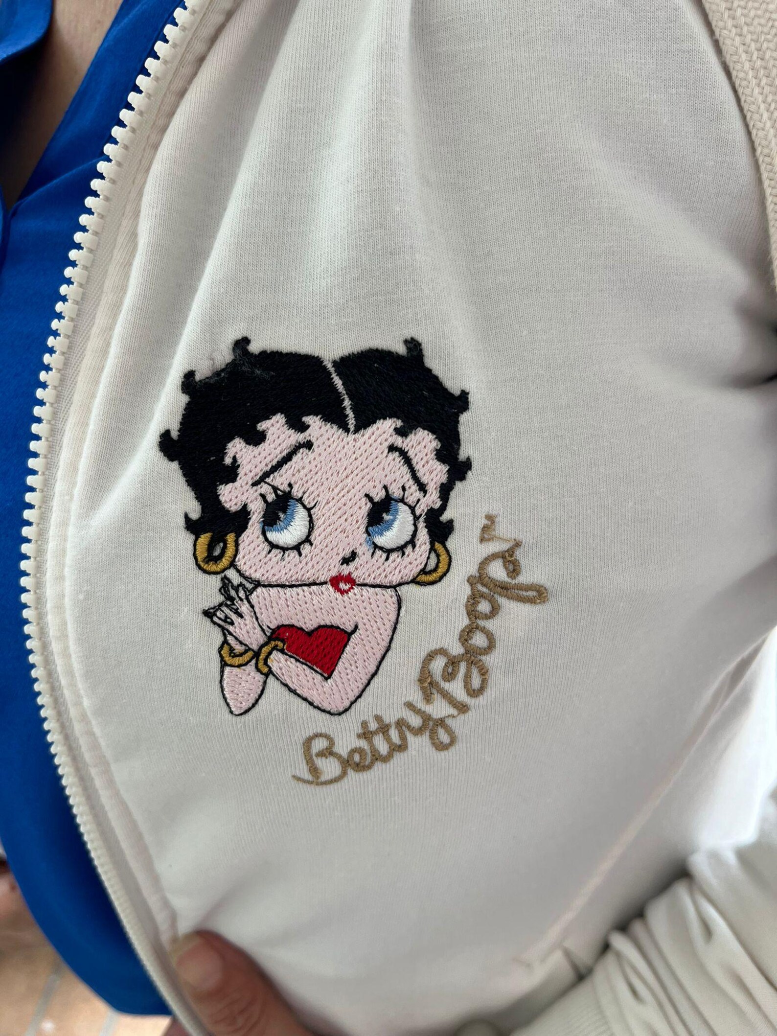 Embroidery Betty Boop Front & Back - Etsy