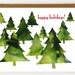 Happy Holidays Card, Atheist Christmas Card, Christmas Trees, Non ...
