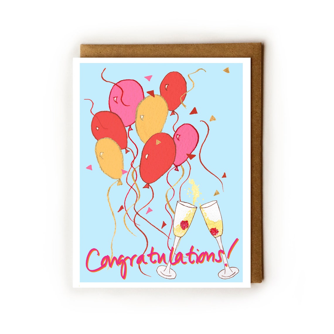 Congratulations Card Blank Card Congrats Card Wedding - Etsy