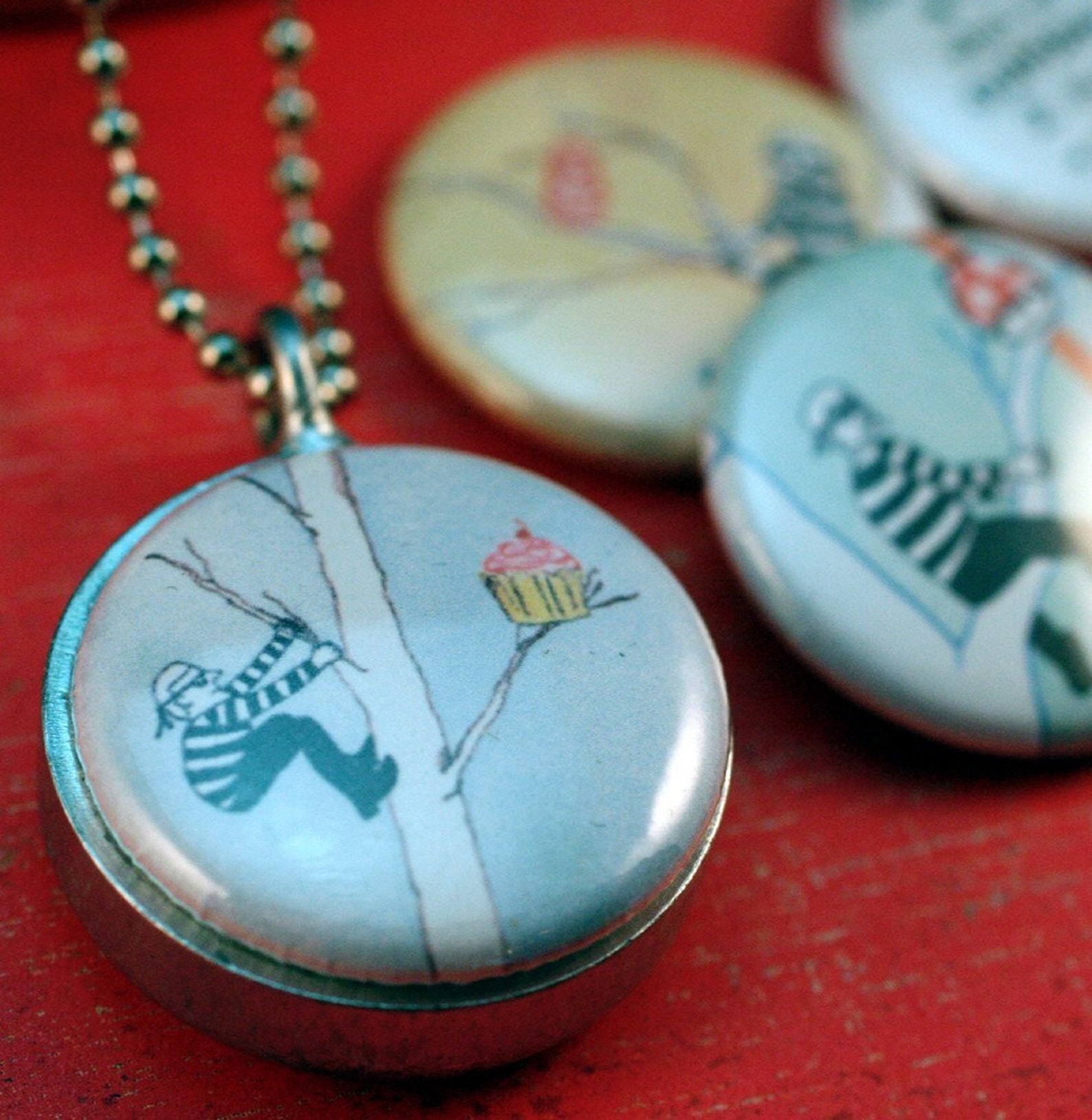 Cool Locket Necklace Russian Nesting Doll Polarity Locket | Etsy