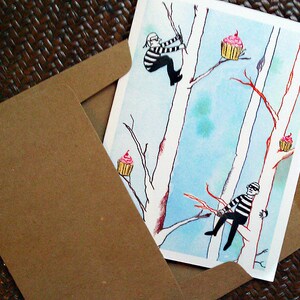 Whimsical Gift Card Set | Christmas Story Bandits, Boxed Cards, Quirky ...