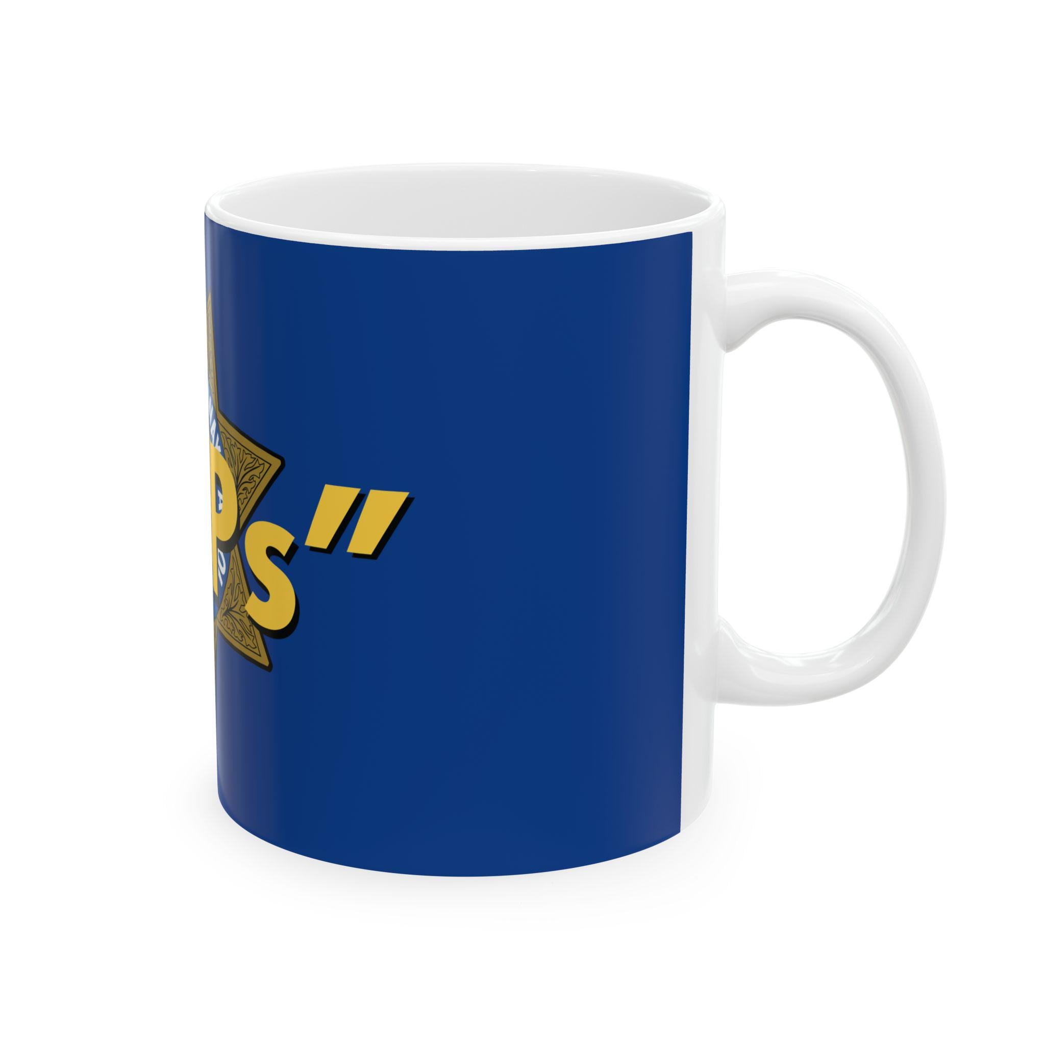 Chips TV Show Logo Coffee Mug 11 Oz Colorful Ceramic Mug Vintage Chips ...