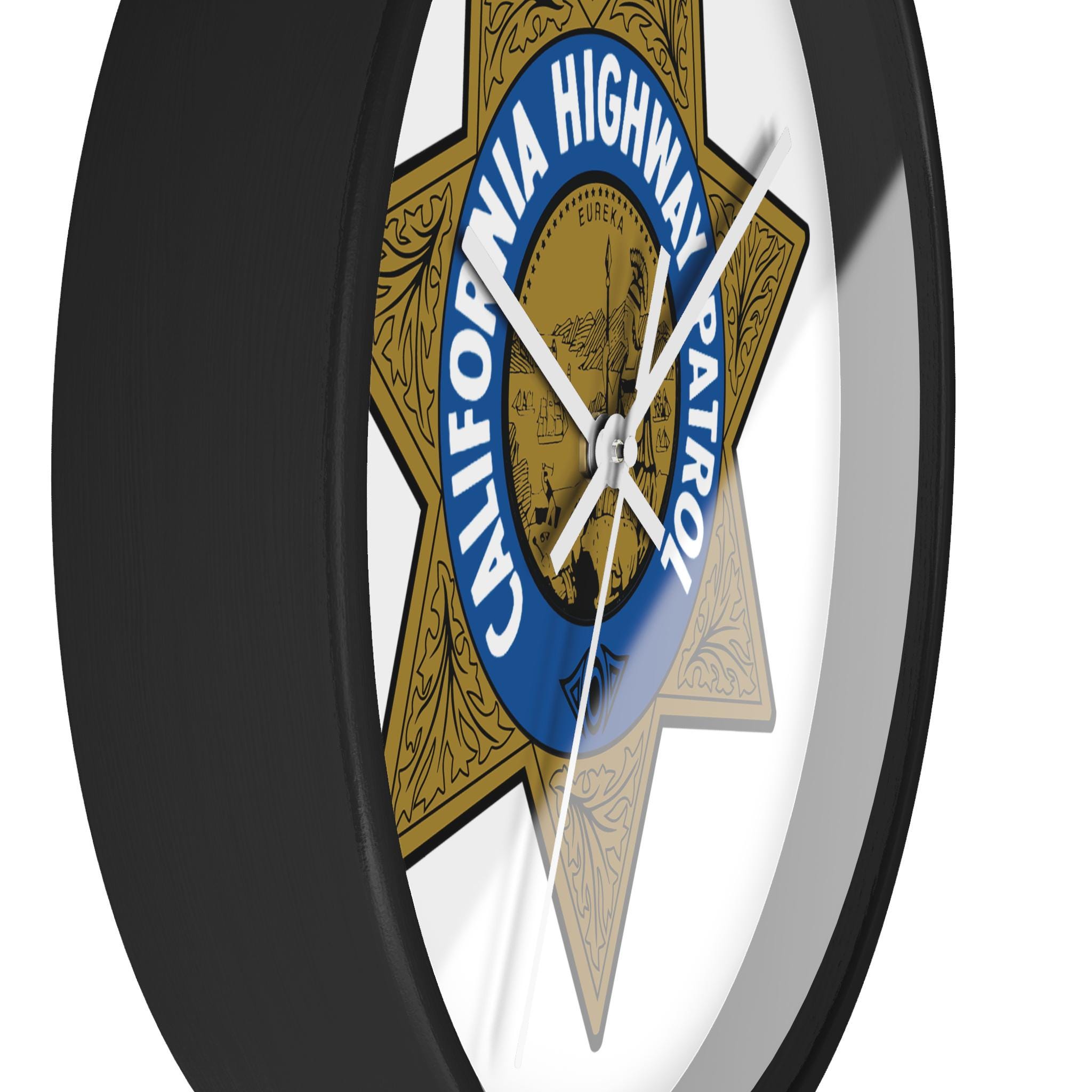 Chips TV Show Inspired CHP Logo Wall Clock - Retro California Highway ...