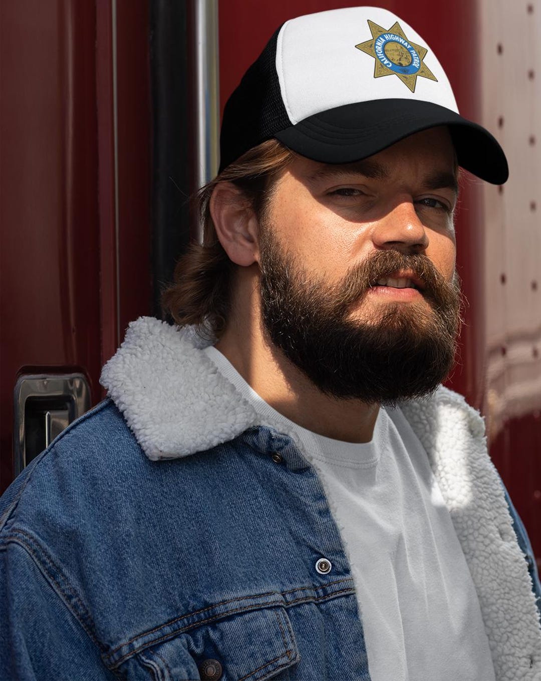 Chips TV Show Inspired CHP Logo Trucker Hat - Classic California ...