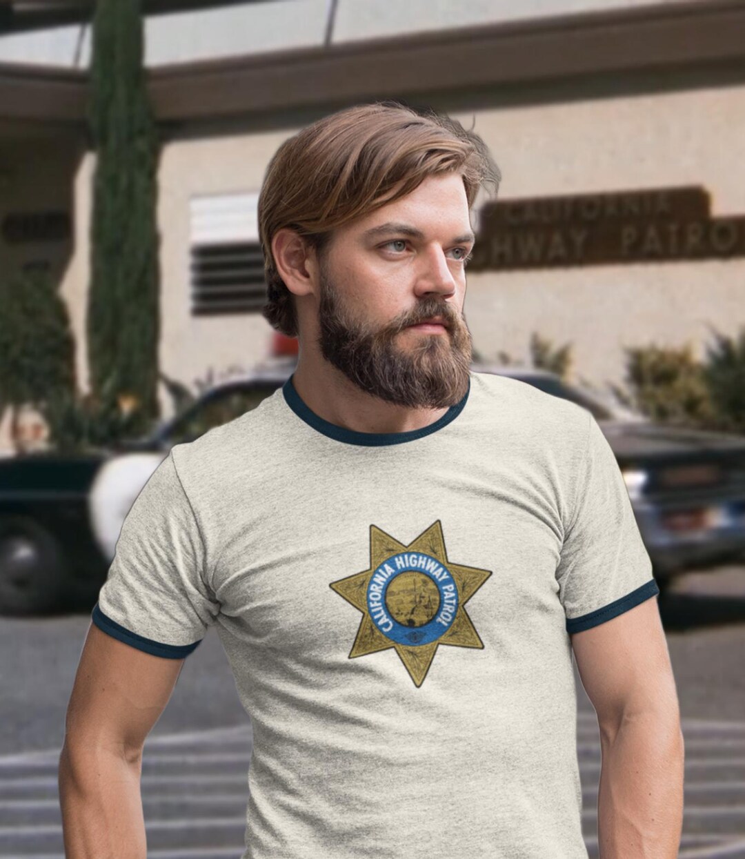 Vintage Chips TV Show Ringer T-shirt | Retro Style | Classic TV ...