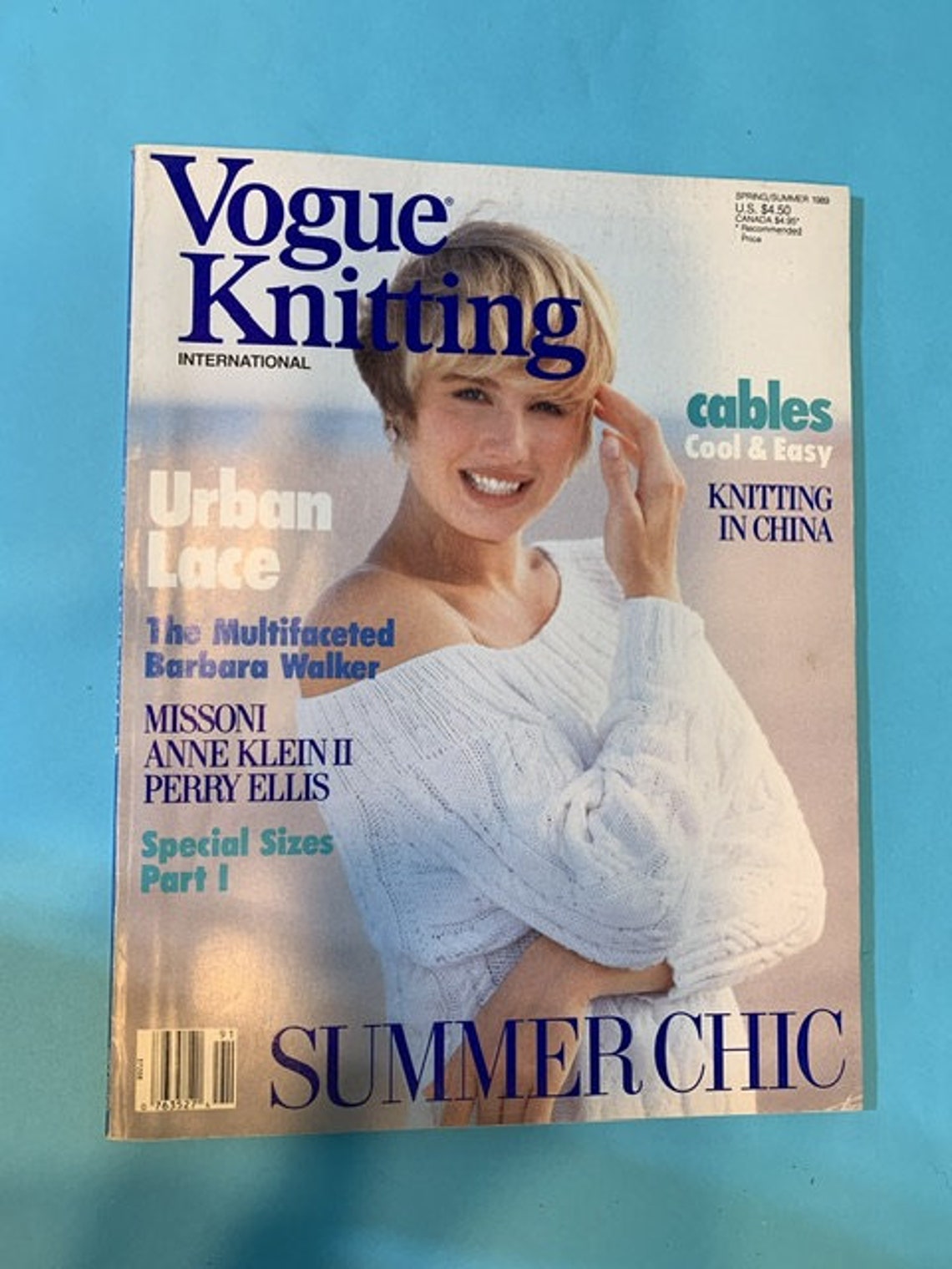 VOGUE KNITTING Magazine Spring/summer 1989 - Etsy