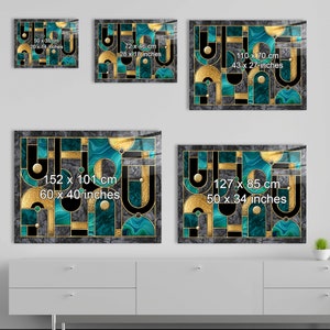 Art Deco Pattern With Mosaic Inlay Grid, Artificial Marble Textures ...