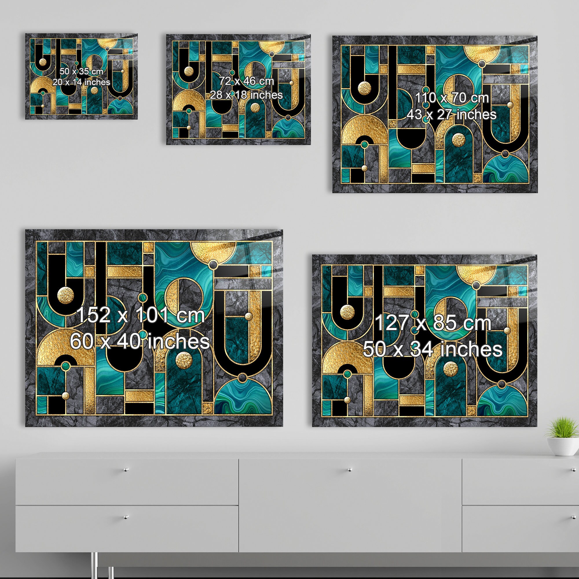Art Deco Pattern With Mosaic Inlay Grid, Artificial Marble Textures ...