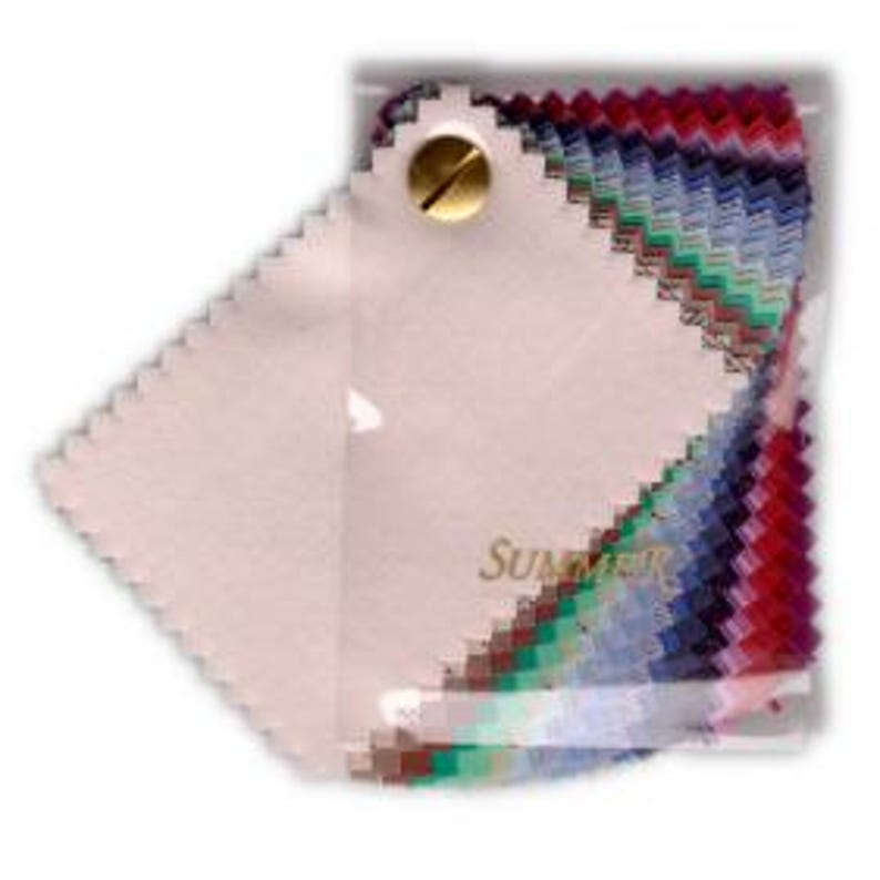 Color Analysis Mini Fans. Each Fan Comes With 25-28 Precision Dyed ...