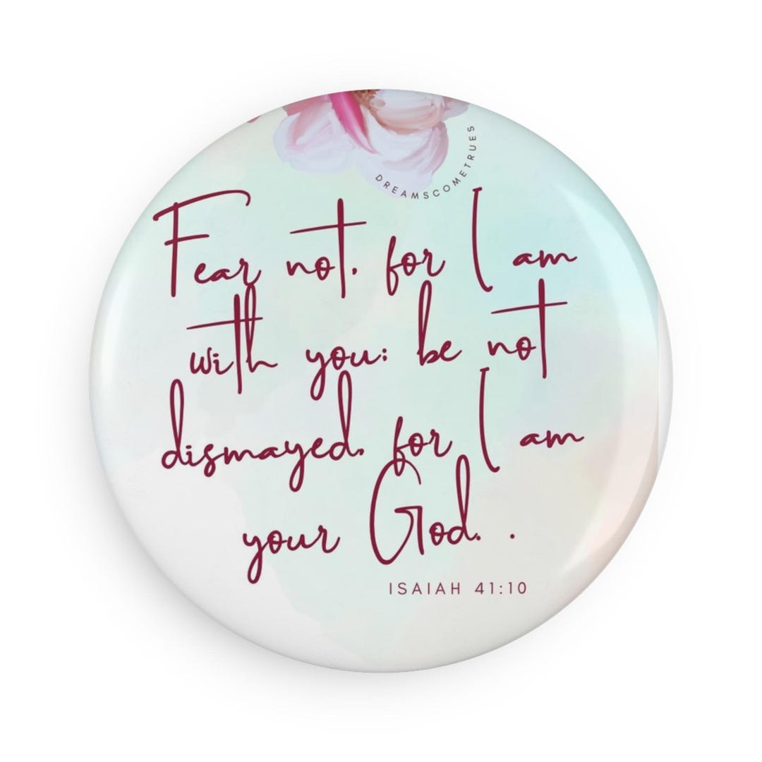 Christian Button Magnet, Round, Religious Fridge Magnet, Faith ...