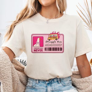 Struggle Bus Membership PNG, Silly Goose ID Card Sticker, Funny ...