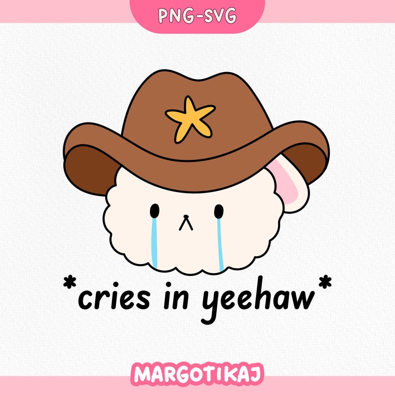 Crying Cowboy Meme - Etsy