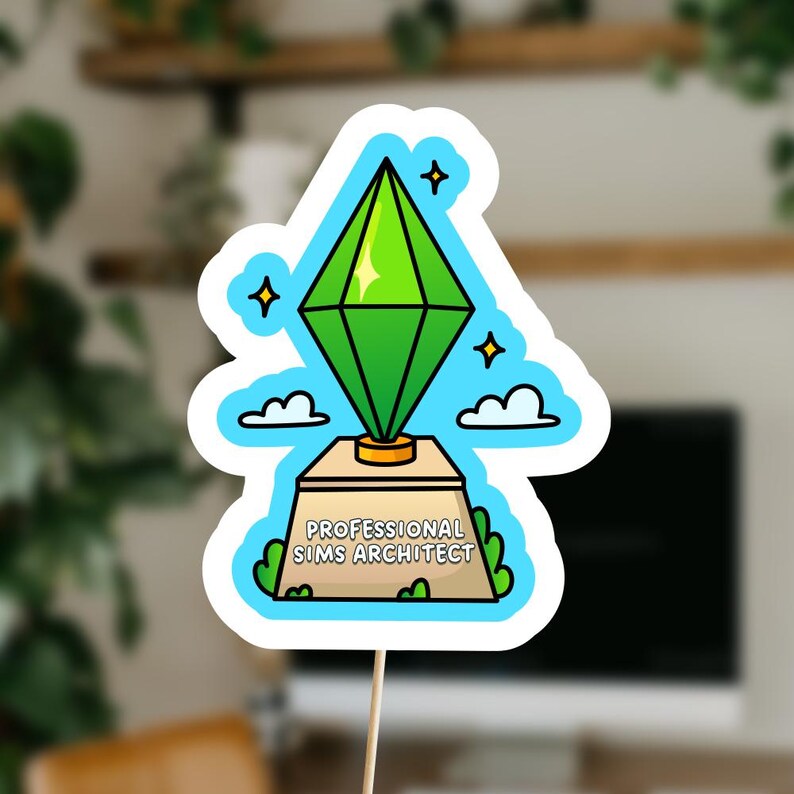 Sims Plumbob Design: Gamer PNG SVG Clipart (digital Download, 600 DPI ...