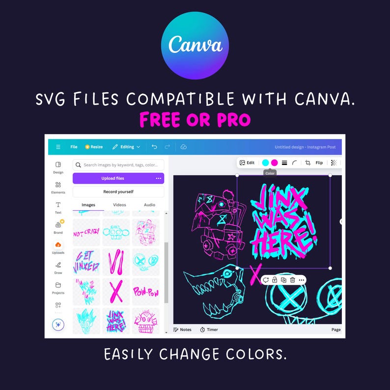 Jinx Graffiti Arcane Png Svg Clipart, League of Legends Hand Drawn ...