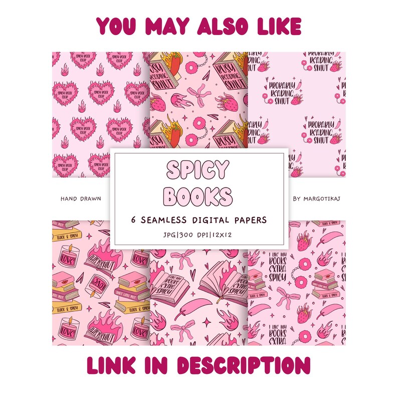 Spicy Book PNG Digital Download Clipart, Smut Book Stickers, Kindle ...