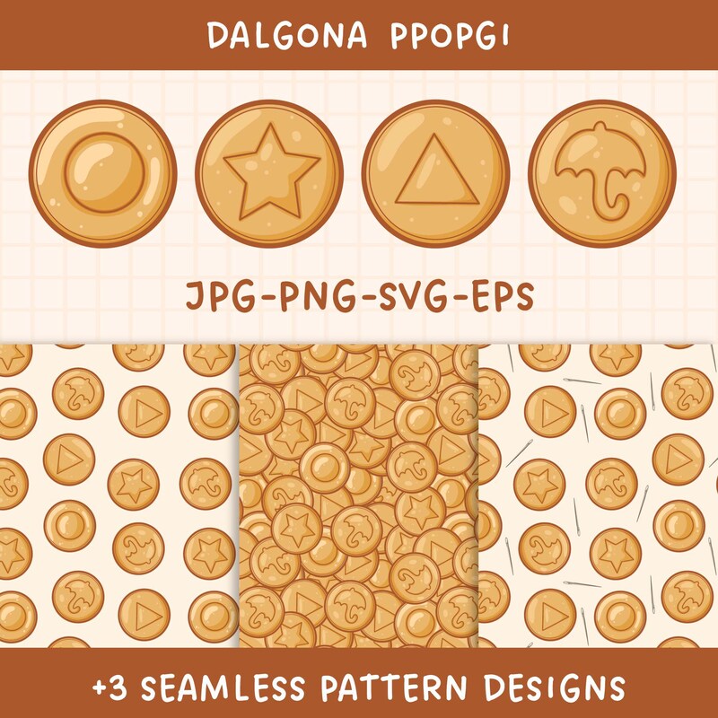 Dalgona Cookie - Etsy