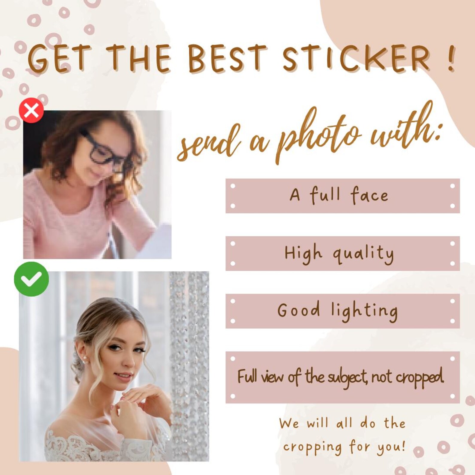 Custom Face Decal, Picture Stickers From Photo, Photo Sticker, Face ...