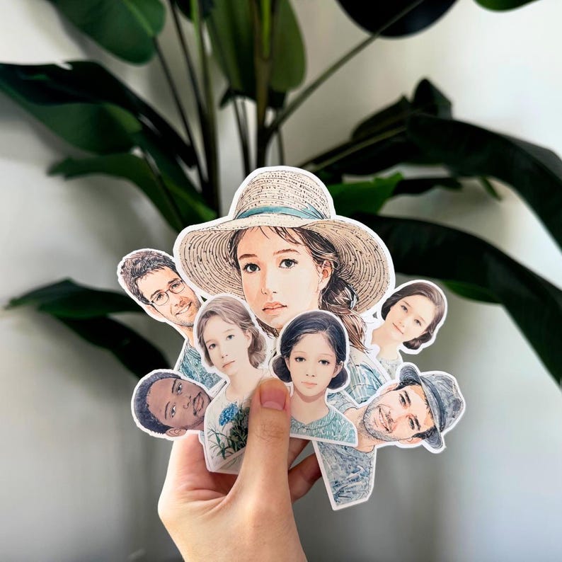 Custom Face Decal, Picture Stickers From Photo, Photo Sticker, Face ...