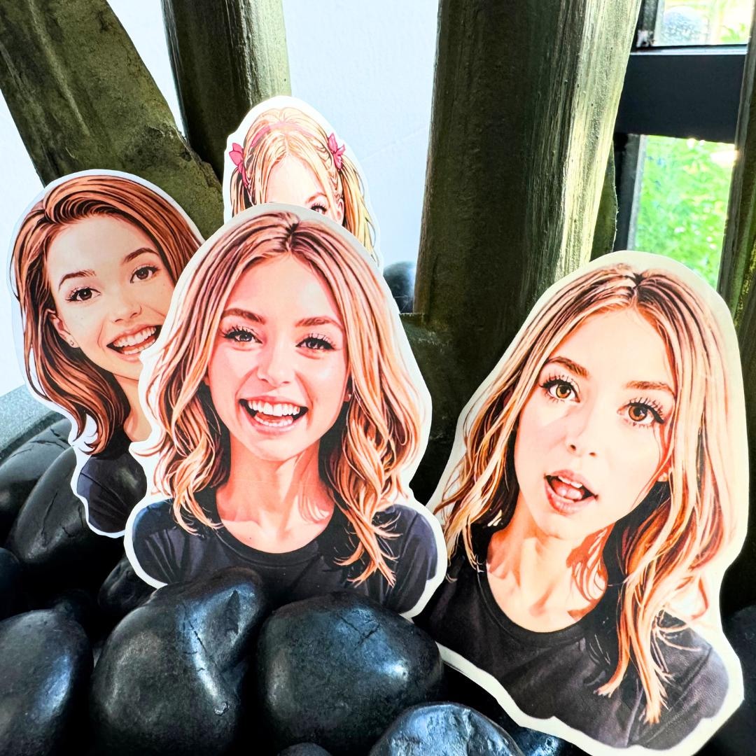 Custom Vinyl Stickers, Custom Face Stickers, Stickers From Photo ...