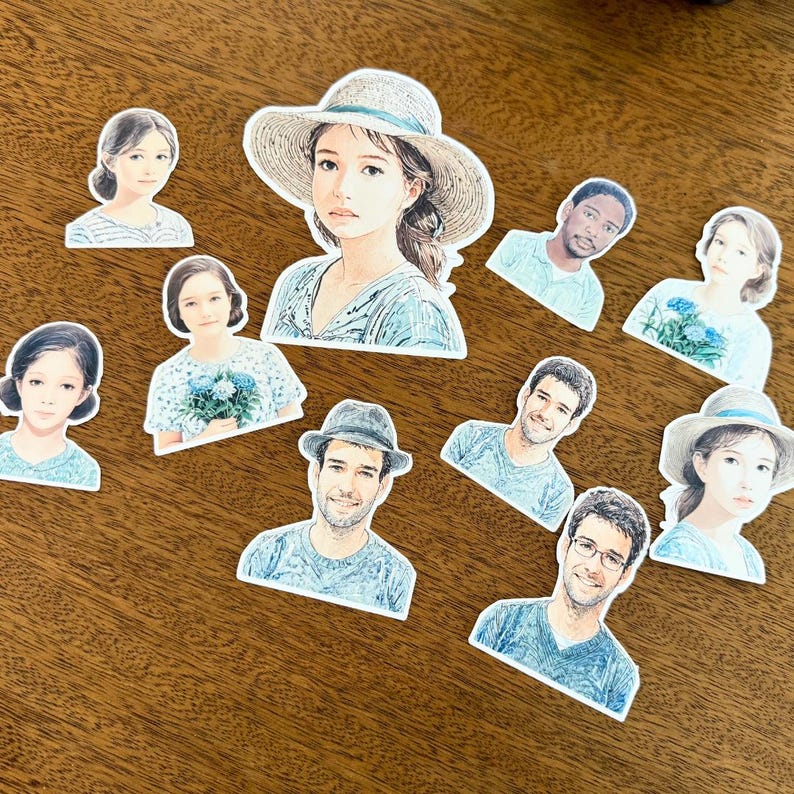 Custom Face Decal, Picture Stickers From Photo, Photo Sticker, Face ...